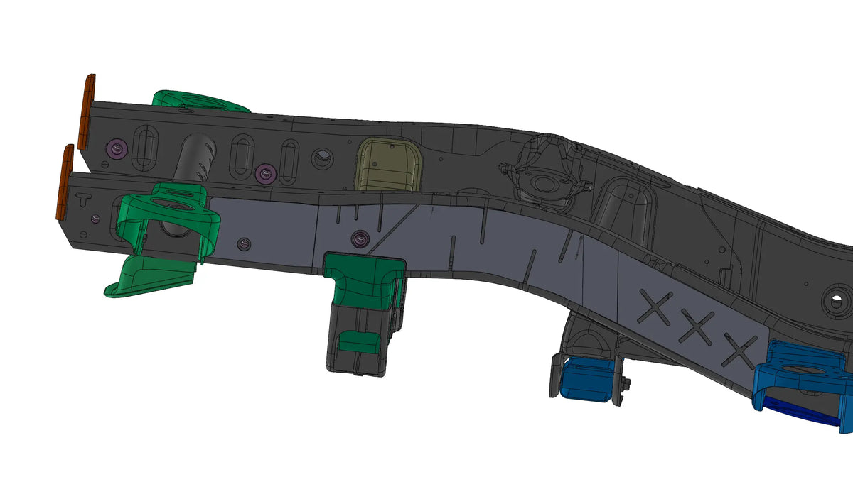 2014-2018 Chevy / GMC - GMT900 1500 - Weld On Front Frame Plate Kit ...